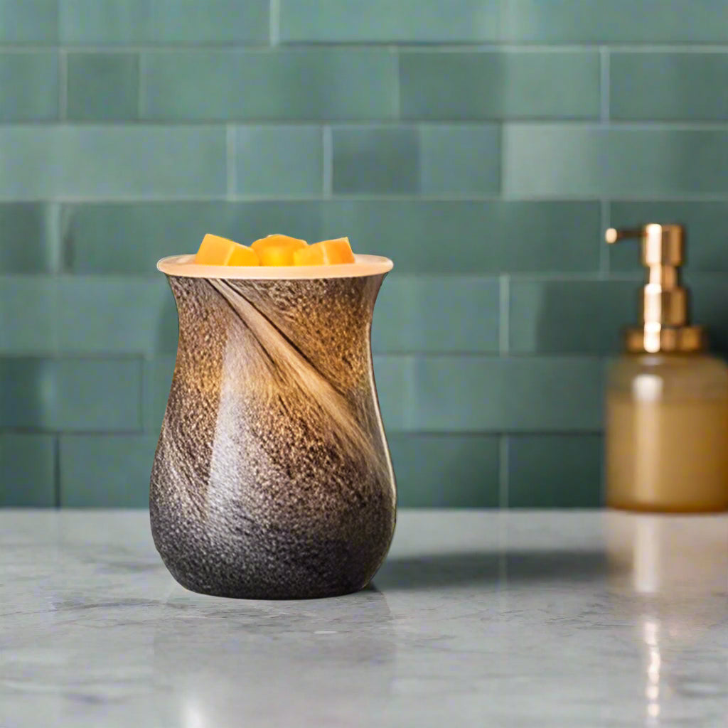 Obsidian Wax Warmer - Velvet Whiskey Candle Co